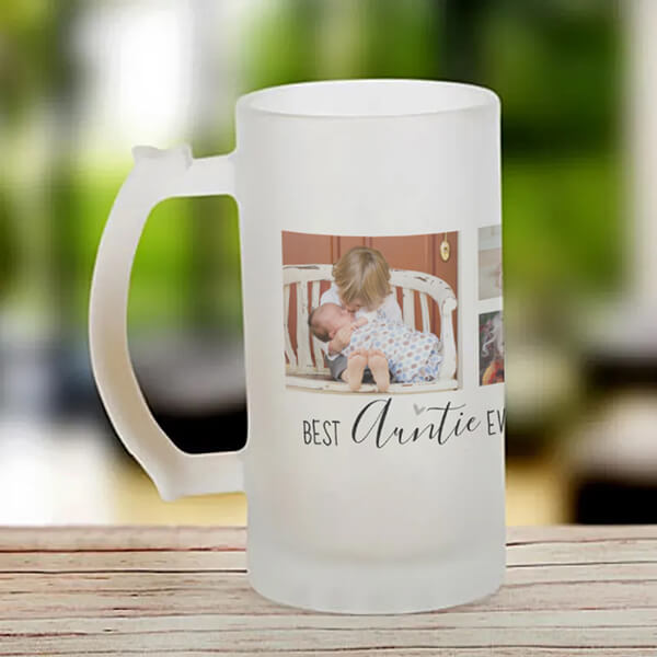 Buy 6 Photo Collage Customized Photo Printed Beer Mug | yourPrint
