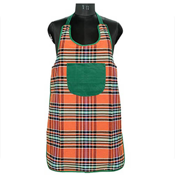Buy Multicoloured Customized Checkered Design Waterproof Apron with ...