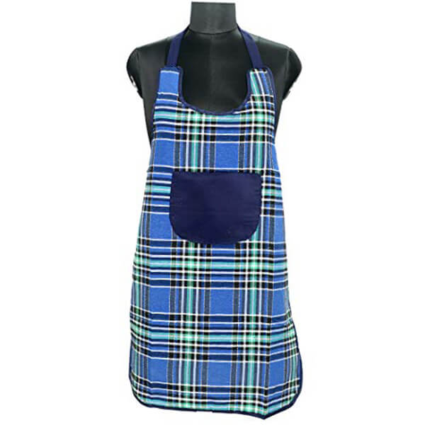 Buy Multicoloured Customized Checkered Design Waterproof Apron with ...
