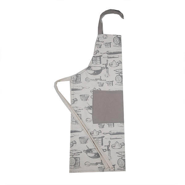 Buy Grey Customized Stylish Unisex Apron with Pocket | yourPrint